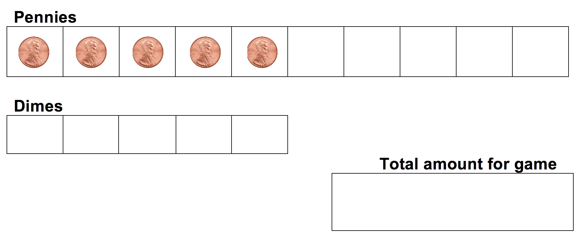 Pennies to Dimes Trading Game – Mr. R.'s World of Math