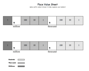 Unifix Cube Place Value Activity – Mr. R.'s World of Math
