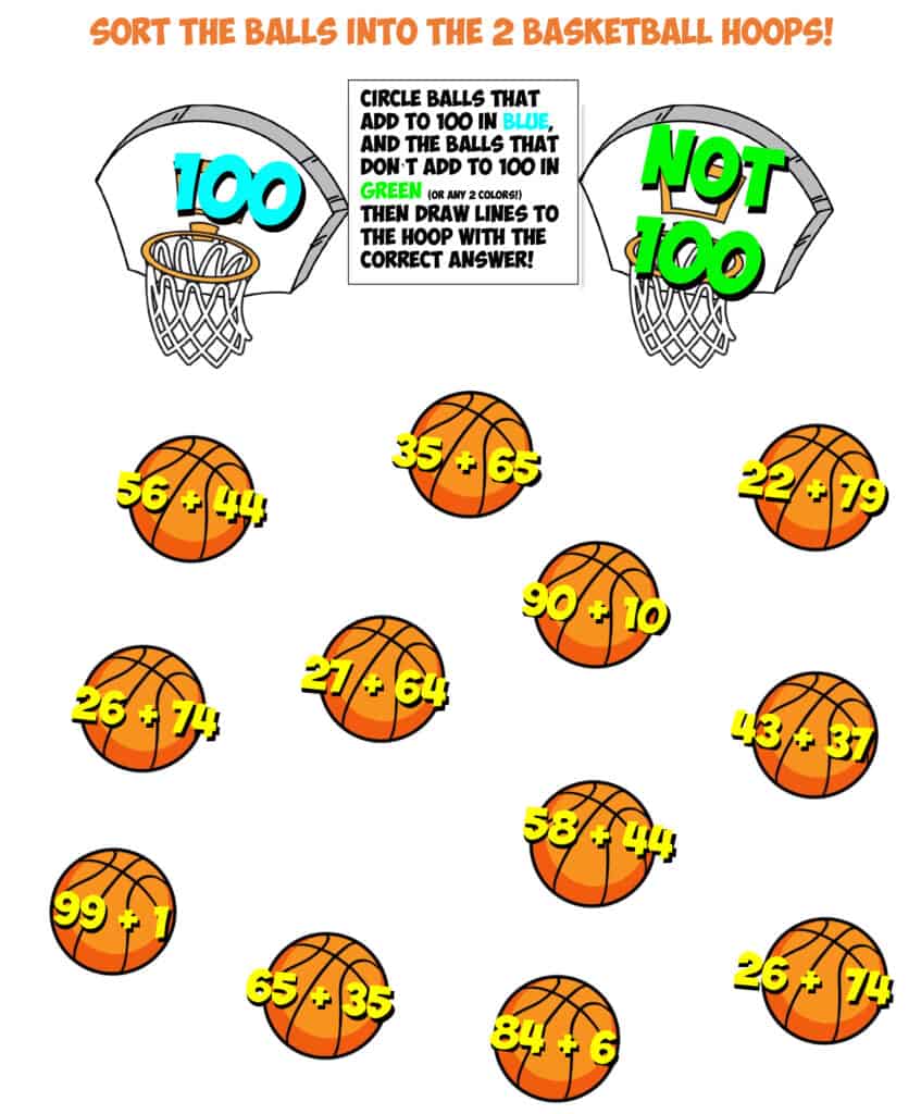 Basketball Sorting #8 - Mr. R.'s World of Math
