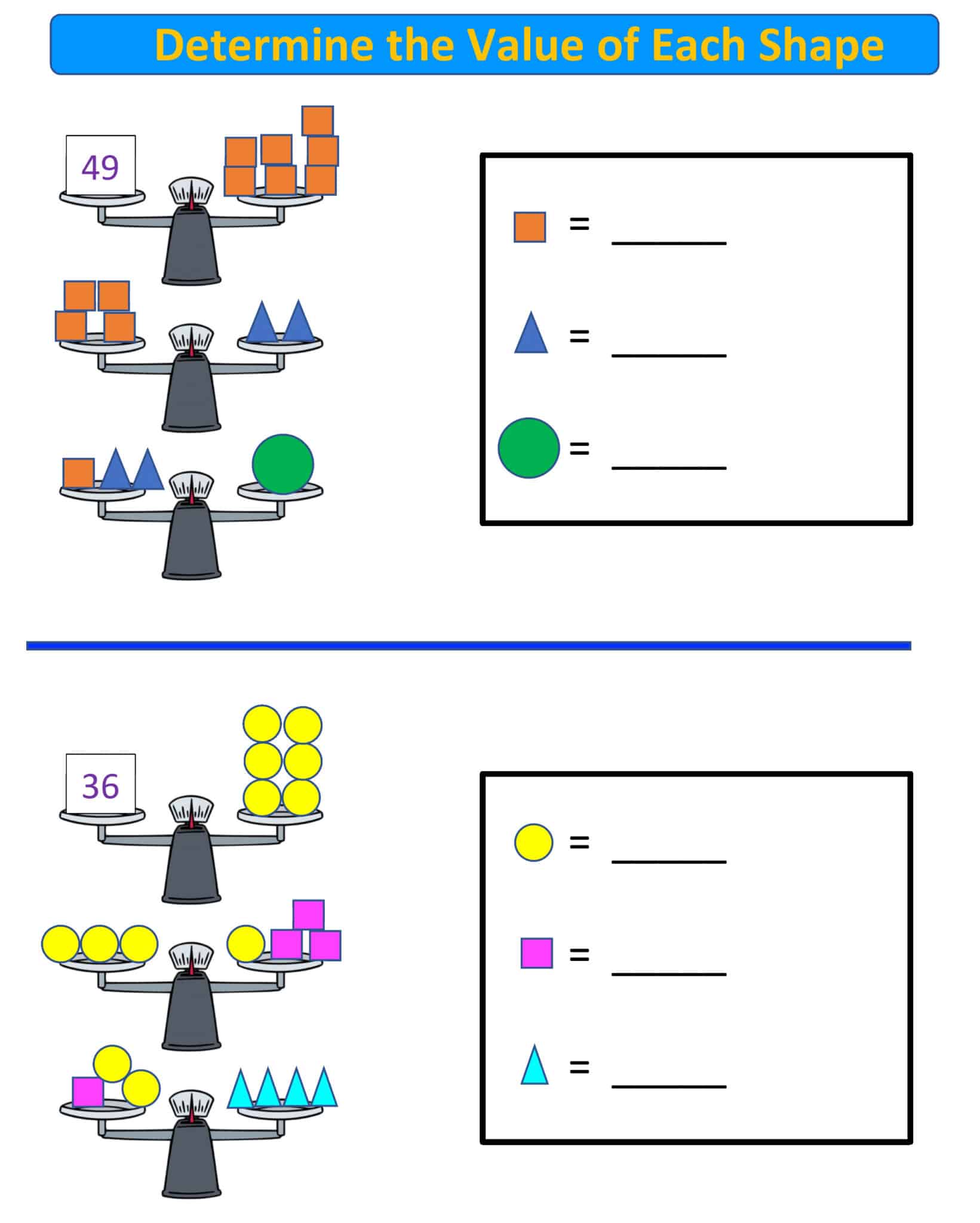 balance math 3-8 grade 3 - Mr. R.'s World of Math