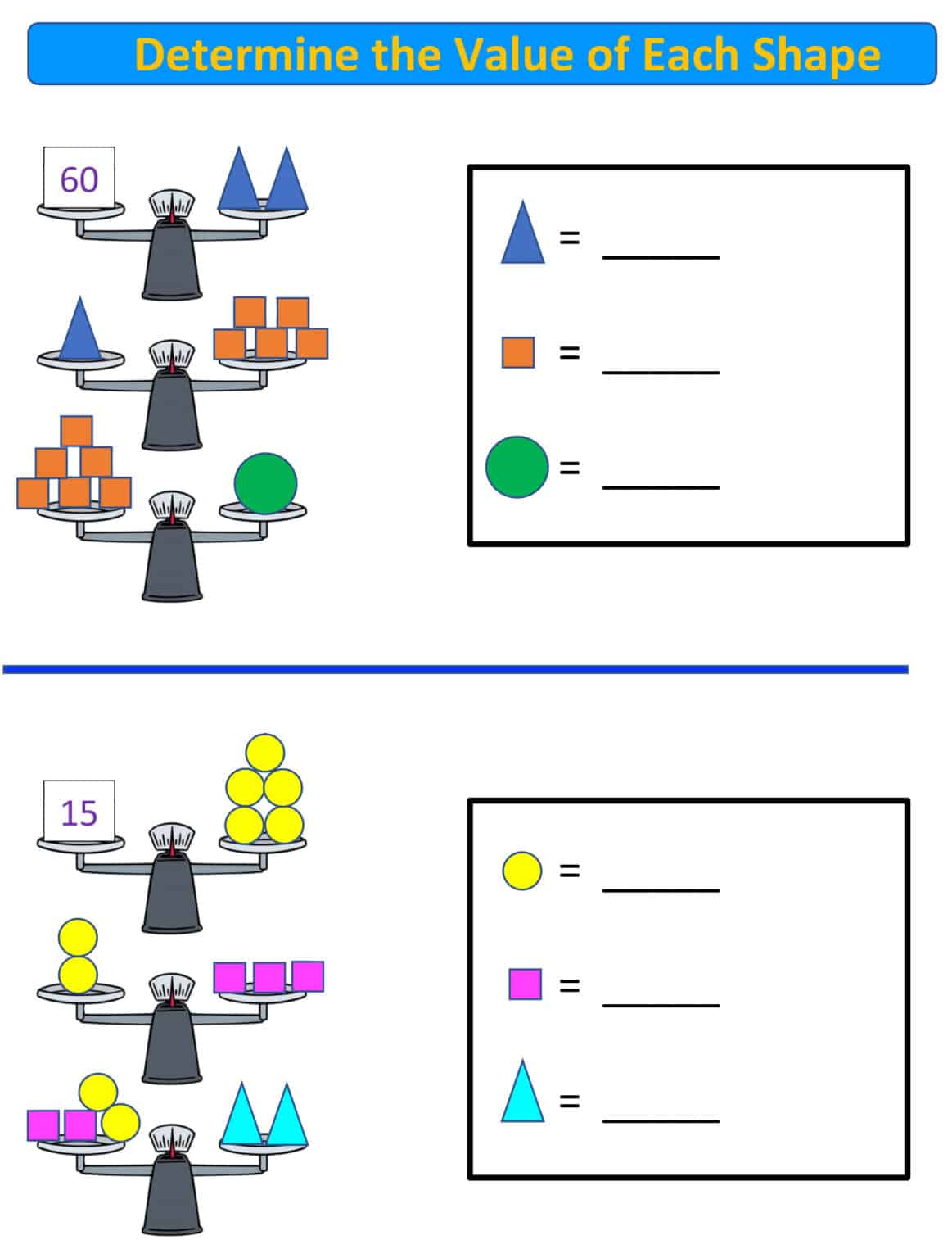 Free Math Worksheets For K-Second Grade – Mr. R.'s World of Math