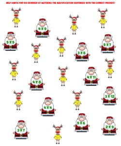 Holiday Math: Santa's Multiplication Facts through 5 - Mr. R.'s World ...