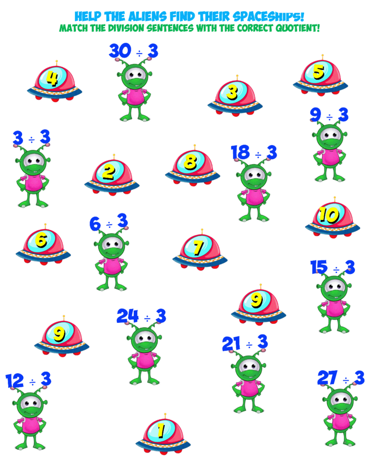 Alien Match Division Facts 3 – Mr. R.'s World of Math