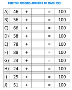 Free Elementary Math Worksheets - Mr. R.'s World of Math