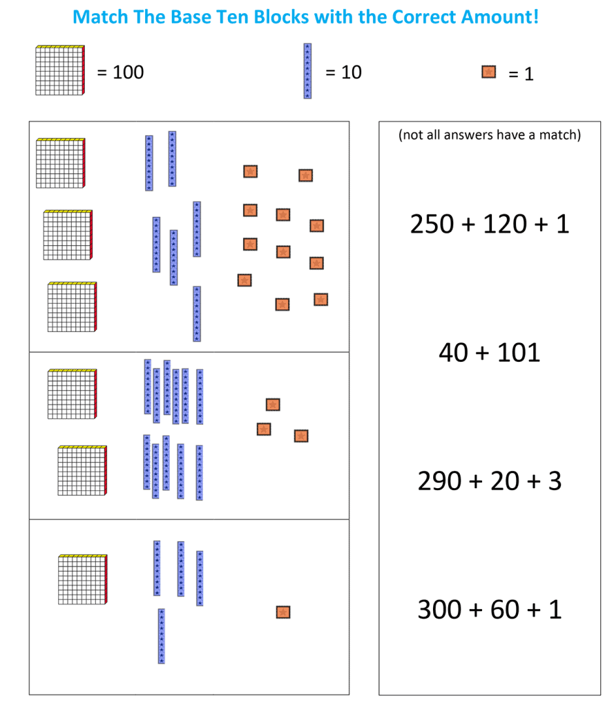 Base Ten Block Challenge A Mr R s World Of Math
